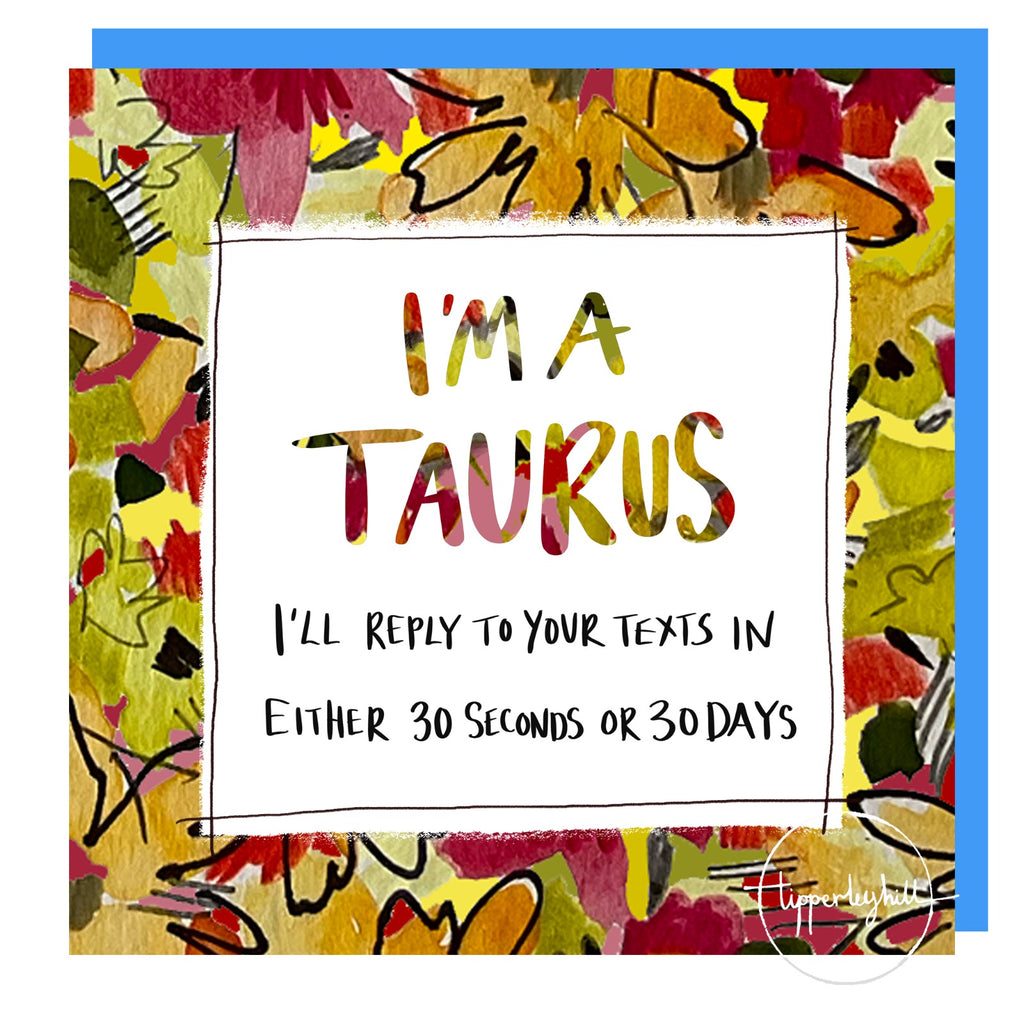 Zodiac card, Taurus – Tipperleyhill