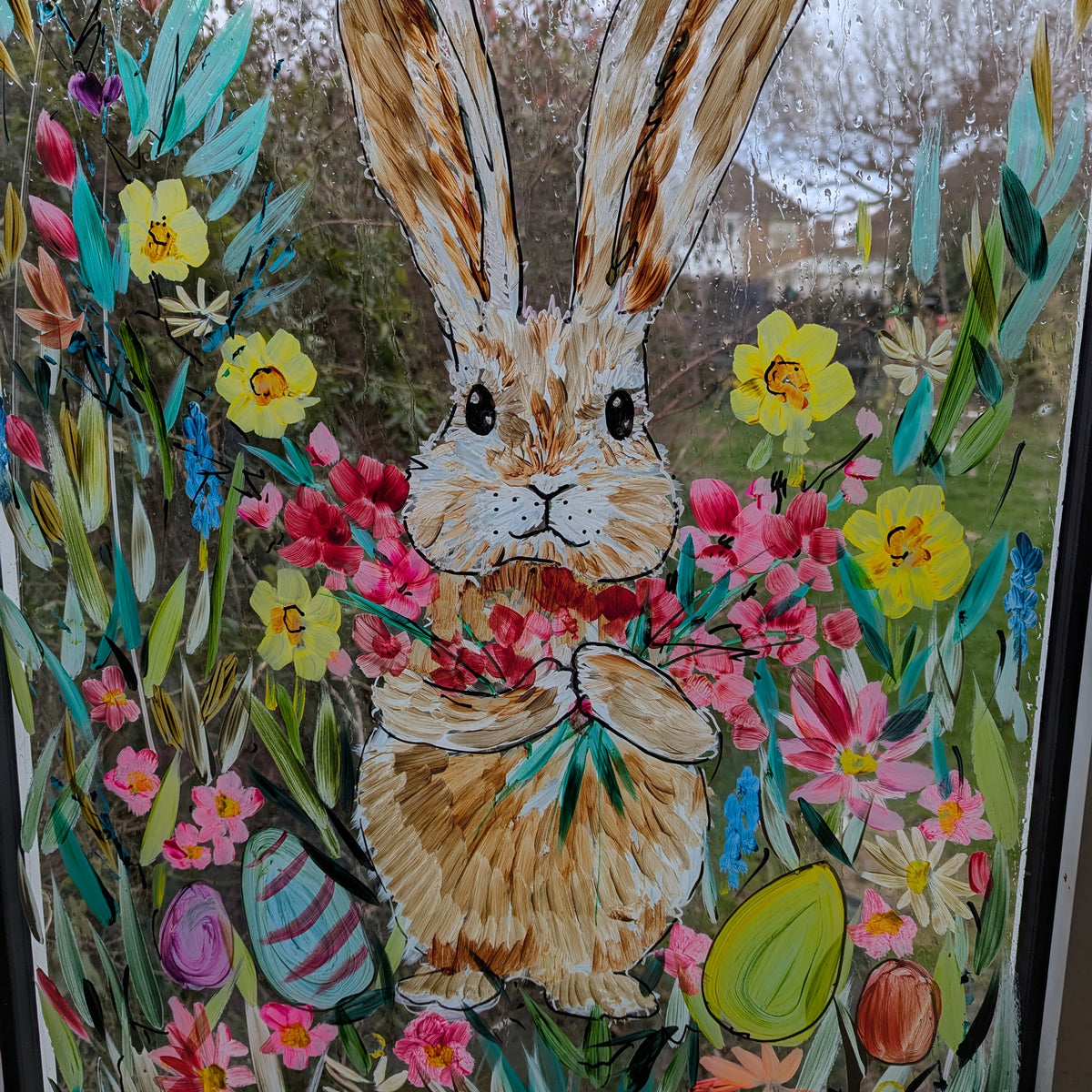Easter window painting tutorial Recorded ready to watch – Tipperleyhill